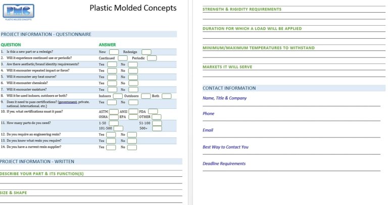 Injection Mold Design Considerations | PMC