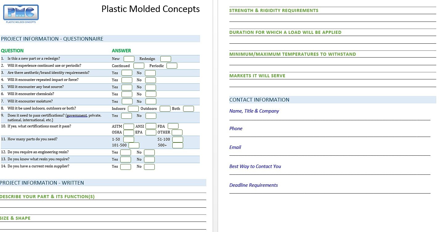 Injection Mold Design Considerations | PMC